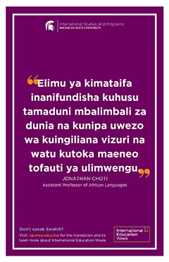 International Studies & Programs at Michigan State University ...